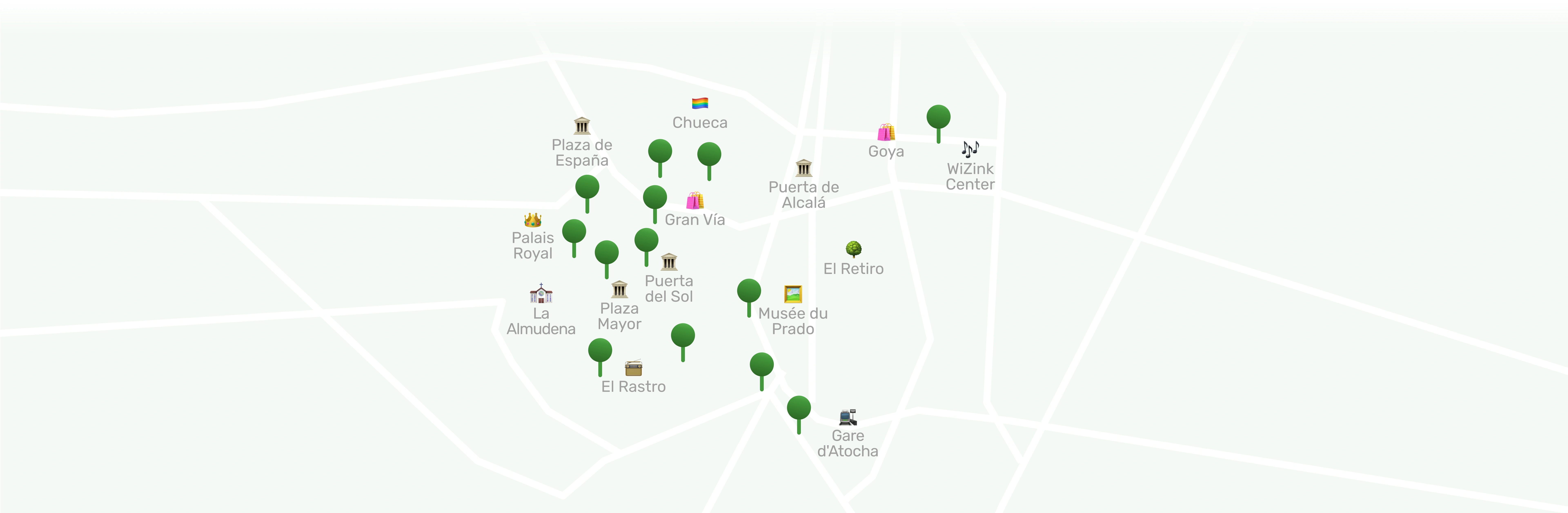 Map of Madrid